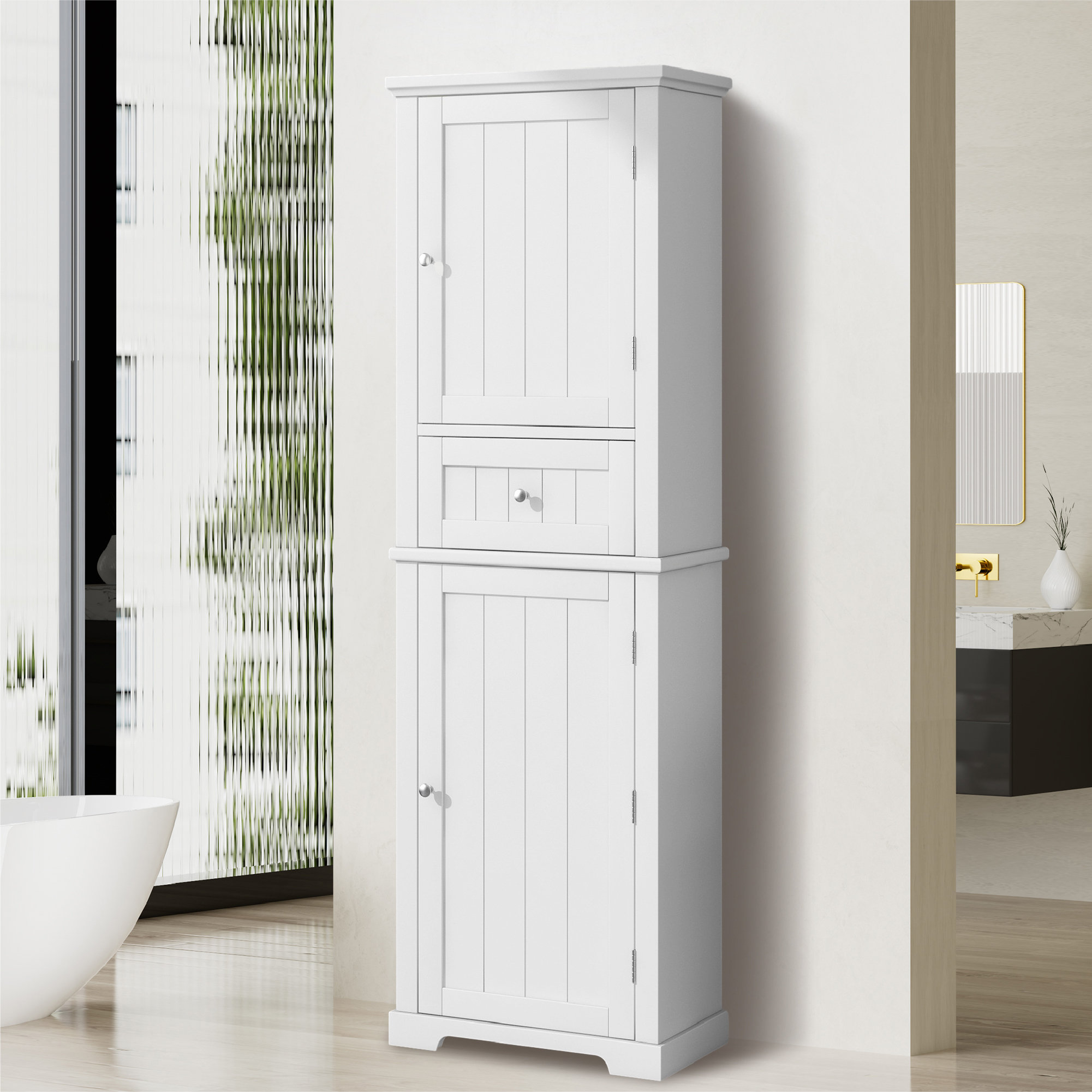 Red Barrel Studio Armoire à linge autoportante Toshia - Wayfair Canada