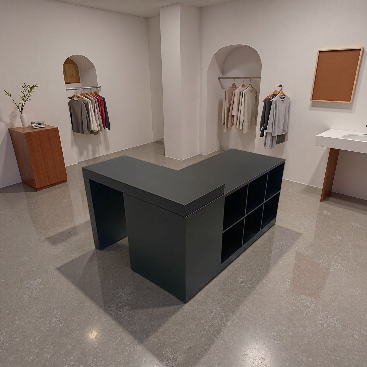 Rebrilliant Simple display table of the clothing store - Wayfair Canada