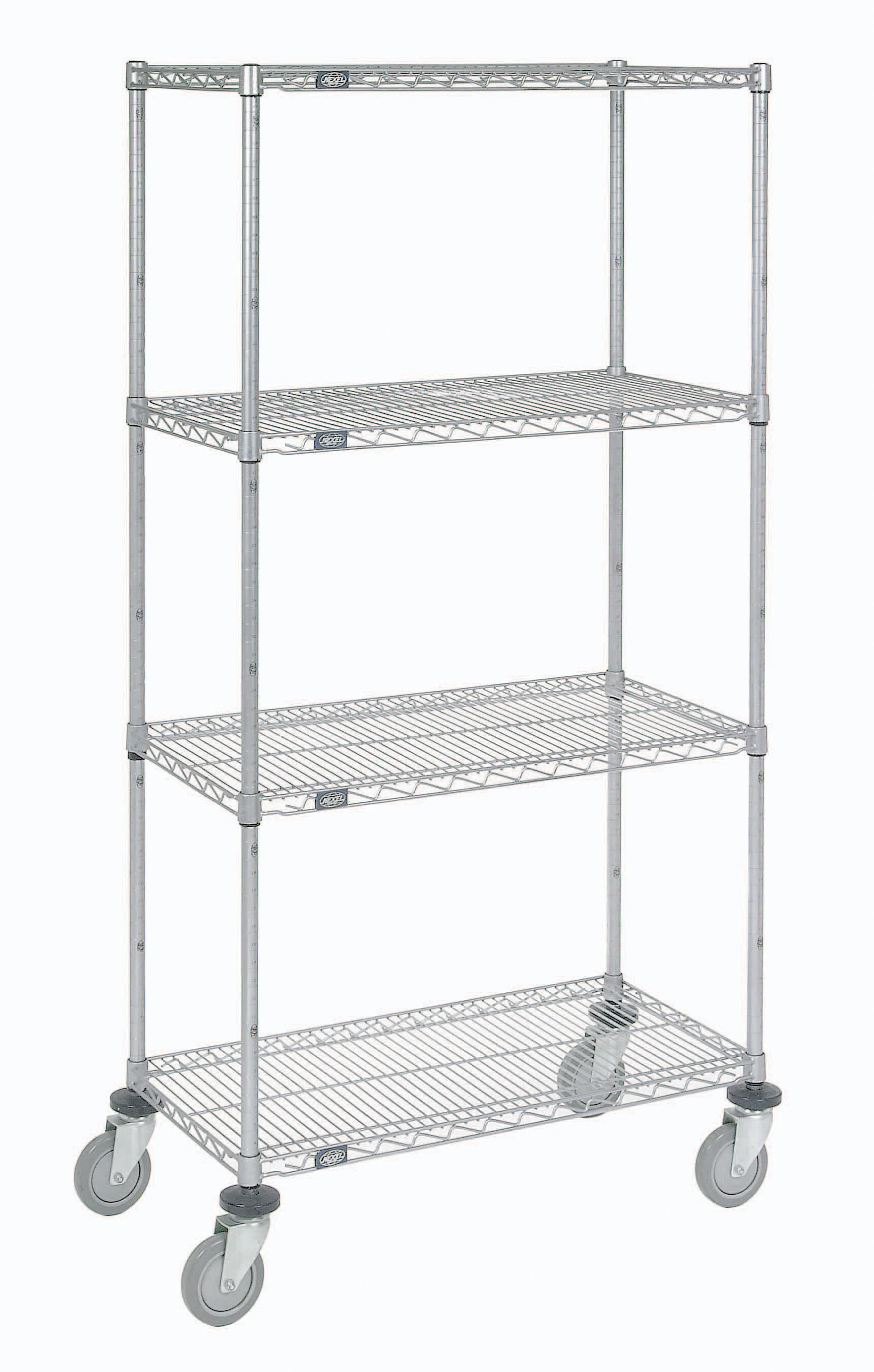 Nexel Metal Height -Adjustable Shelving Unit with Wheels - Wayfair Canada