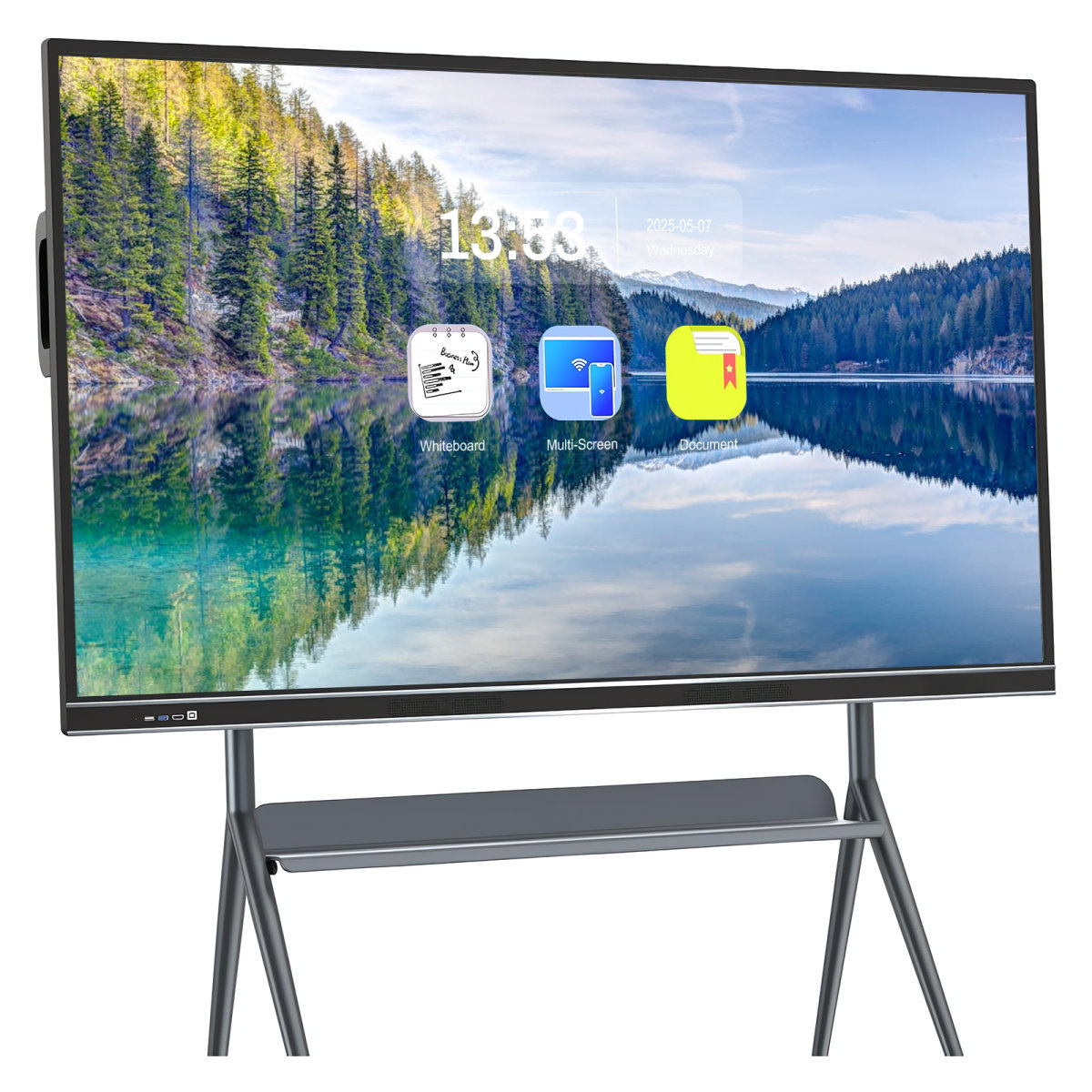 JYXCN Smart Board 75" 4K Digital Touch Interactive Whiteboard Wireless ...