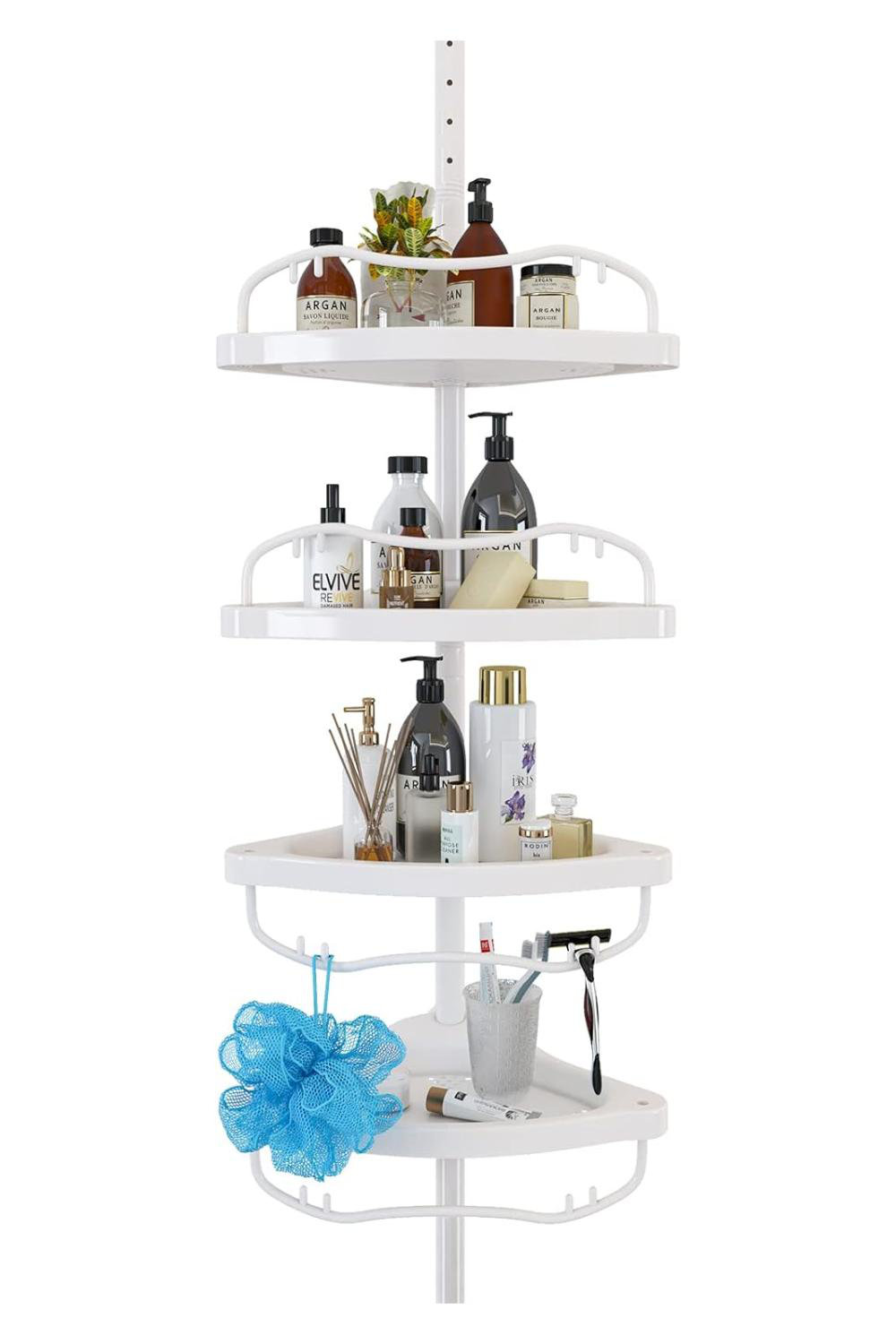 Rebrilliant Raaniya Tension Stainless Steel Shower Caddy | Wayfair