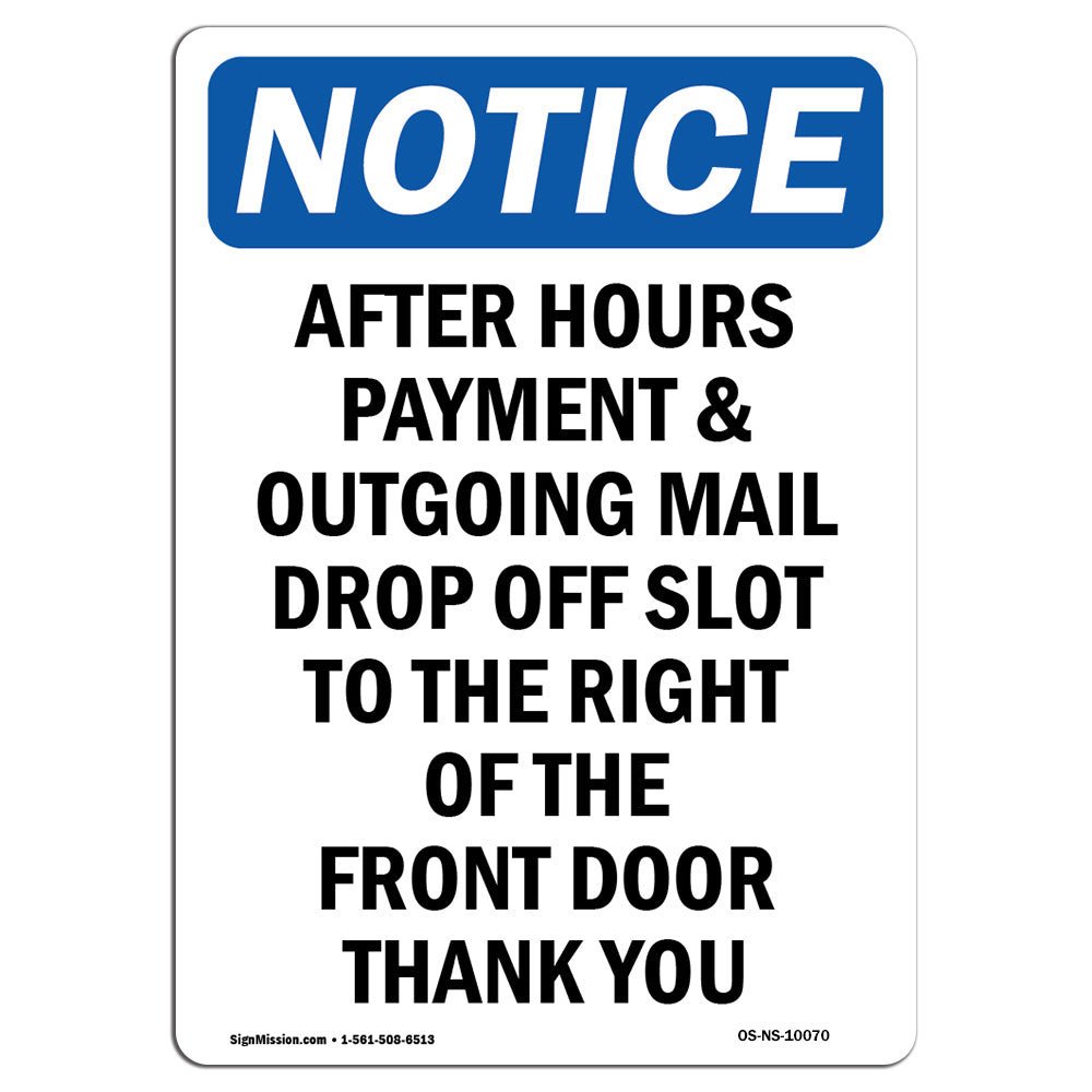 SignMission After Hours Payment and Outgoing Sign | Wayfair
