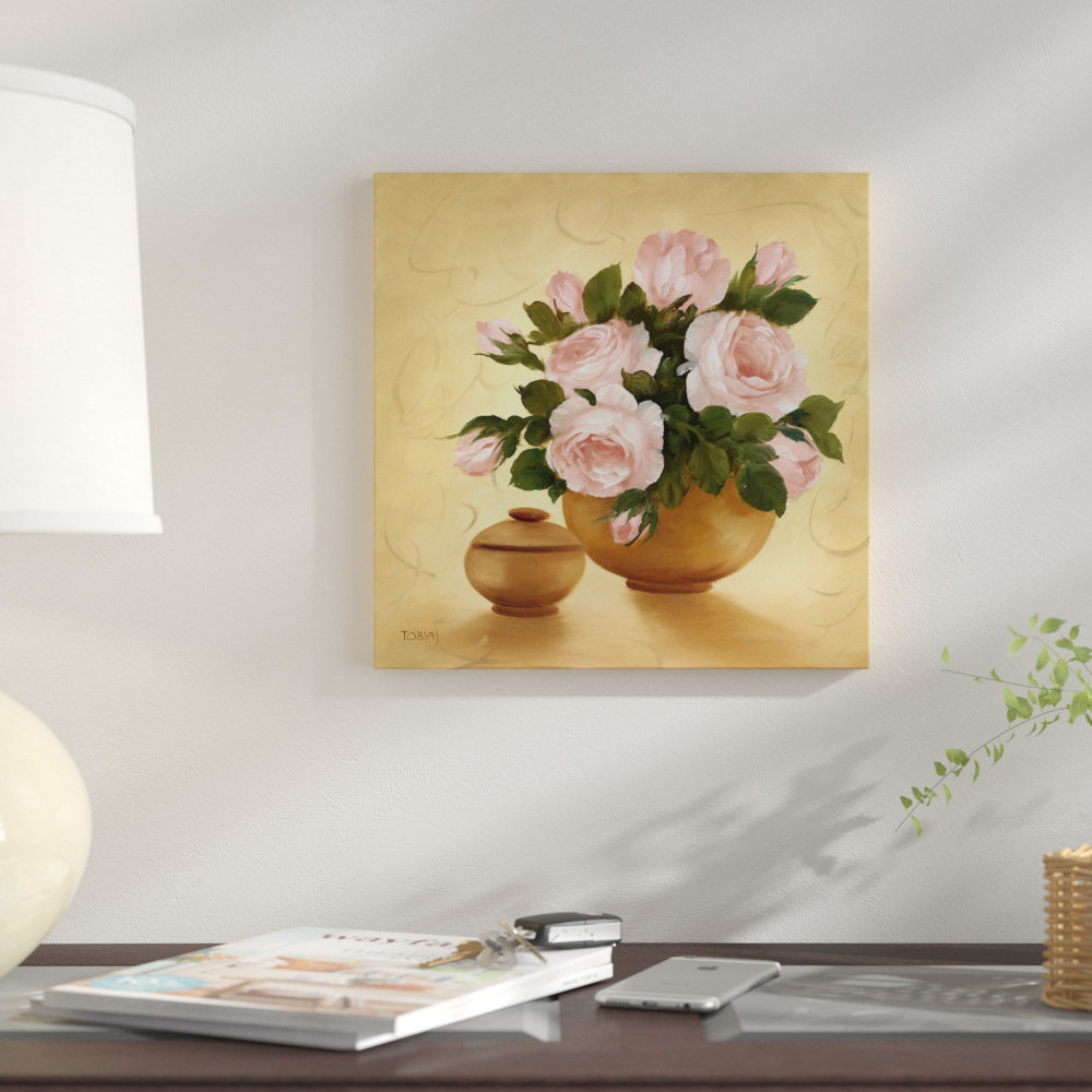 East Urban Home 'Subtile Decorations III' Print on Canvas | Wayfair