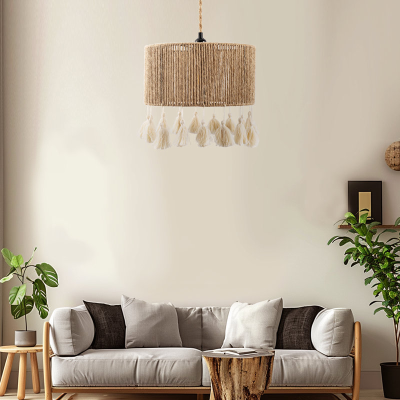 Mercer41 Chareese 1 - Light Brown Unique/Statement Pendant | Wayfair
