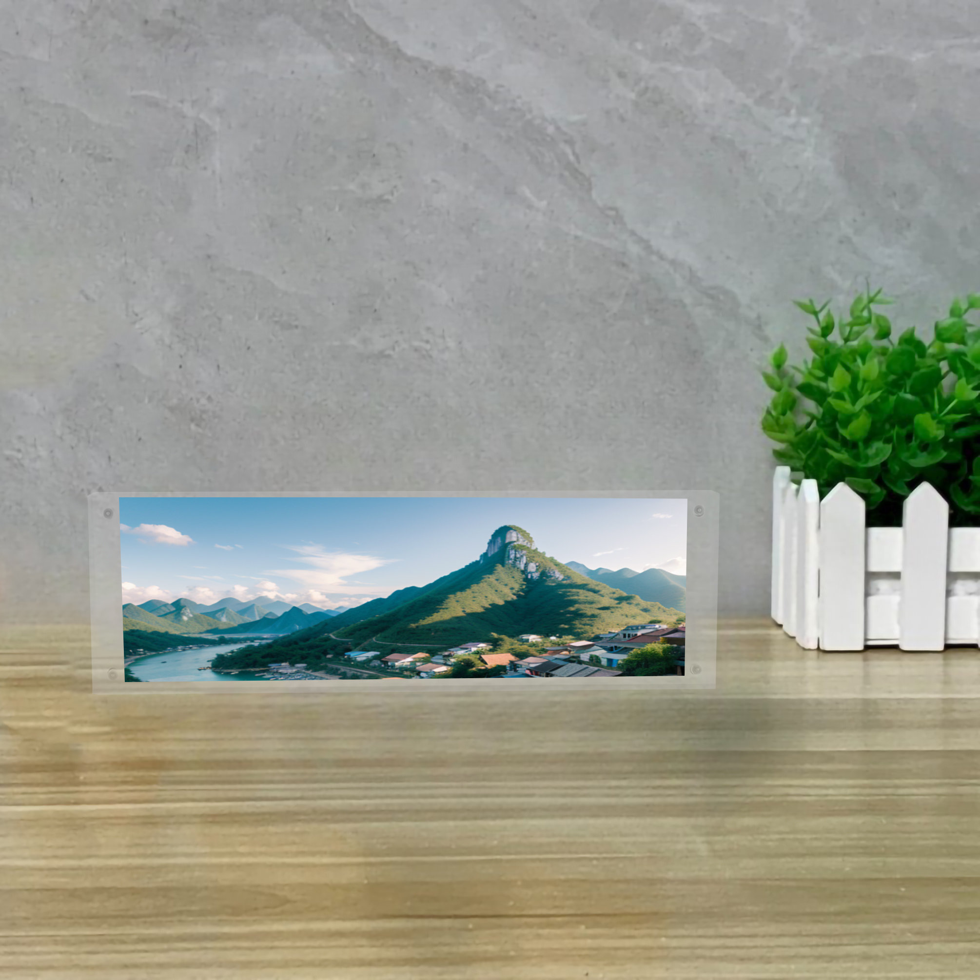 Fixturedisplays® 12.25 X 3.5" Clear Acrylic Sign Holder Picture Frame ...