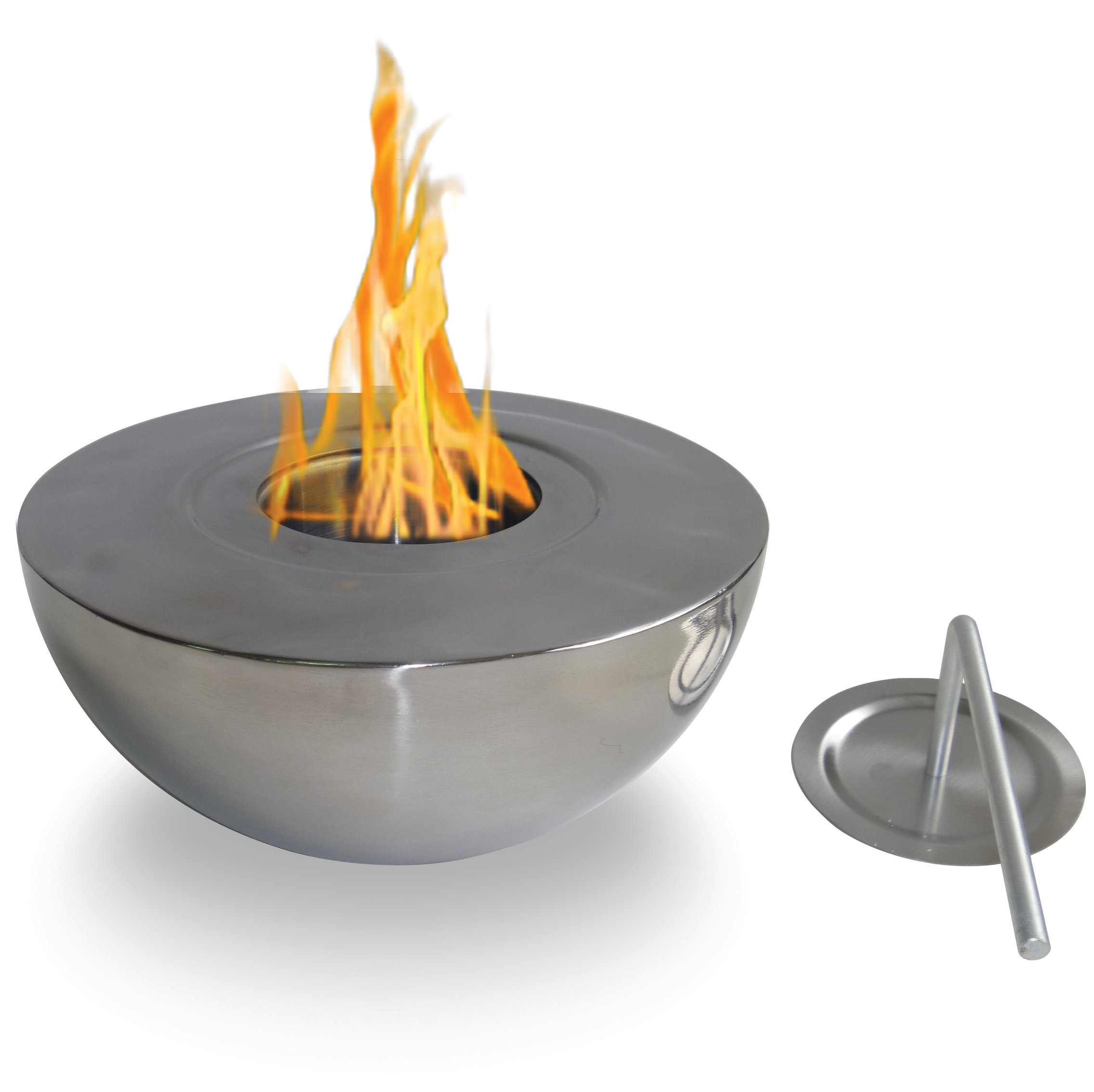 Anywhere Fireplace Sutton Indoor/Outdoor Gel Fuel Tabletop Fireplace ...