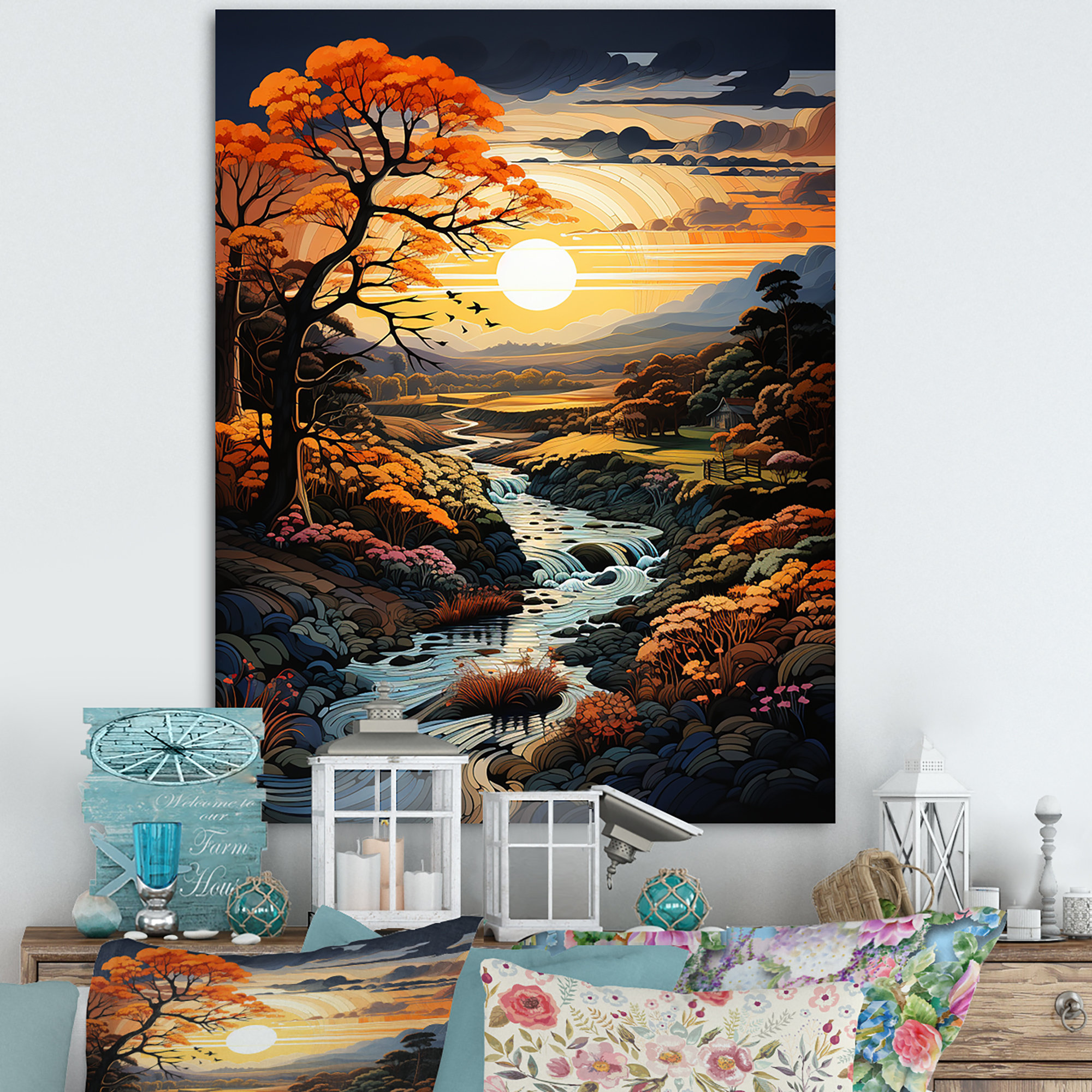 Winston Porter Nature Knowledge Simplicity At Sunrise I On Canvas Print ...