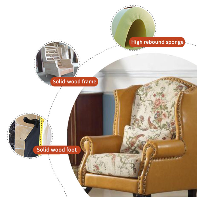 Canora Grey Chenille Fabric Comfort Wing Chair Recliner | Wayfair