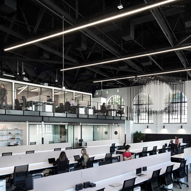 LEDVANS Commercial Grade 100-277V 4" LED Linkable Linear Lights ...