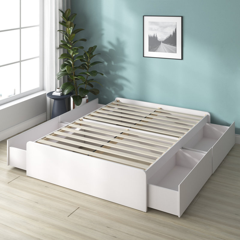 Red Barrel Studio® Uddevalla Slat Storage Bed & Reviews | Wayfair