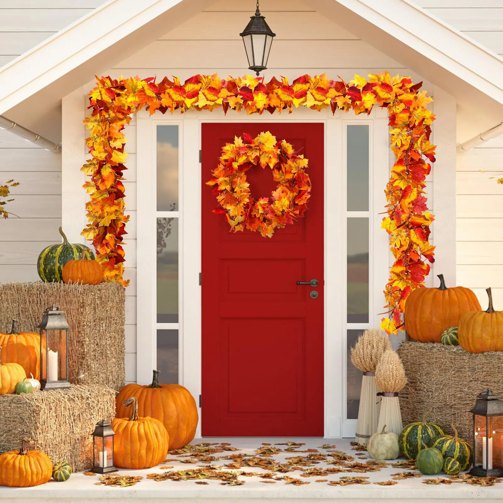 The Holiday Aisle® 2 Pack Fall Decor for Home Thanksgiving Decorations ...