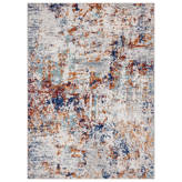 17 Stories Elrosa Machine Woven Performance Blue Rug & Reviews | Wayfair