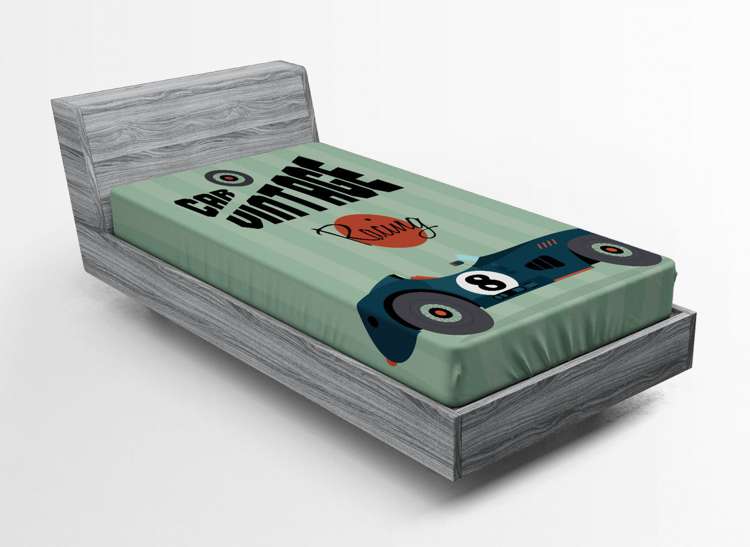 Ambesonne Cars Fitted Sheet | Wayfair
