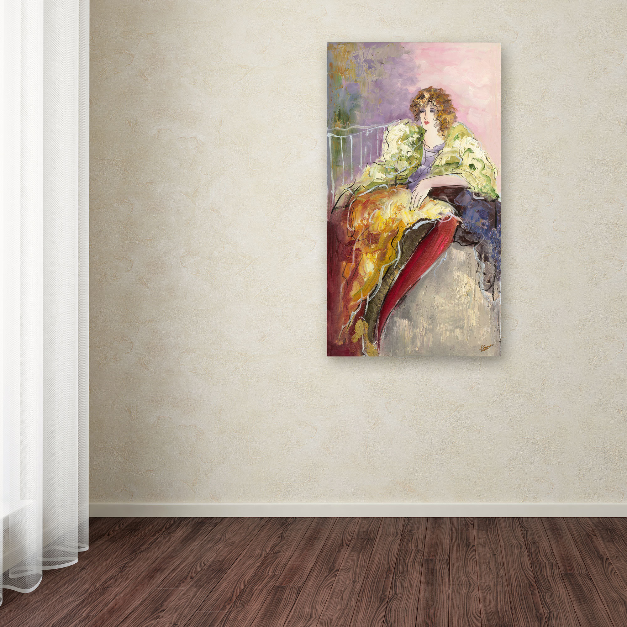 Lark Manor™ "Yellow Jacket" by Rosario Tapia Painting Print on Wrapped ...