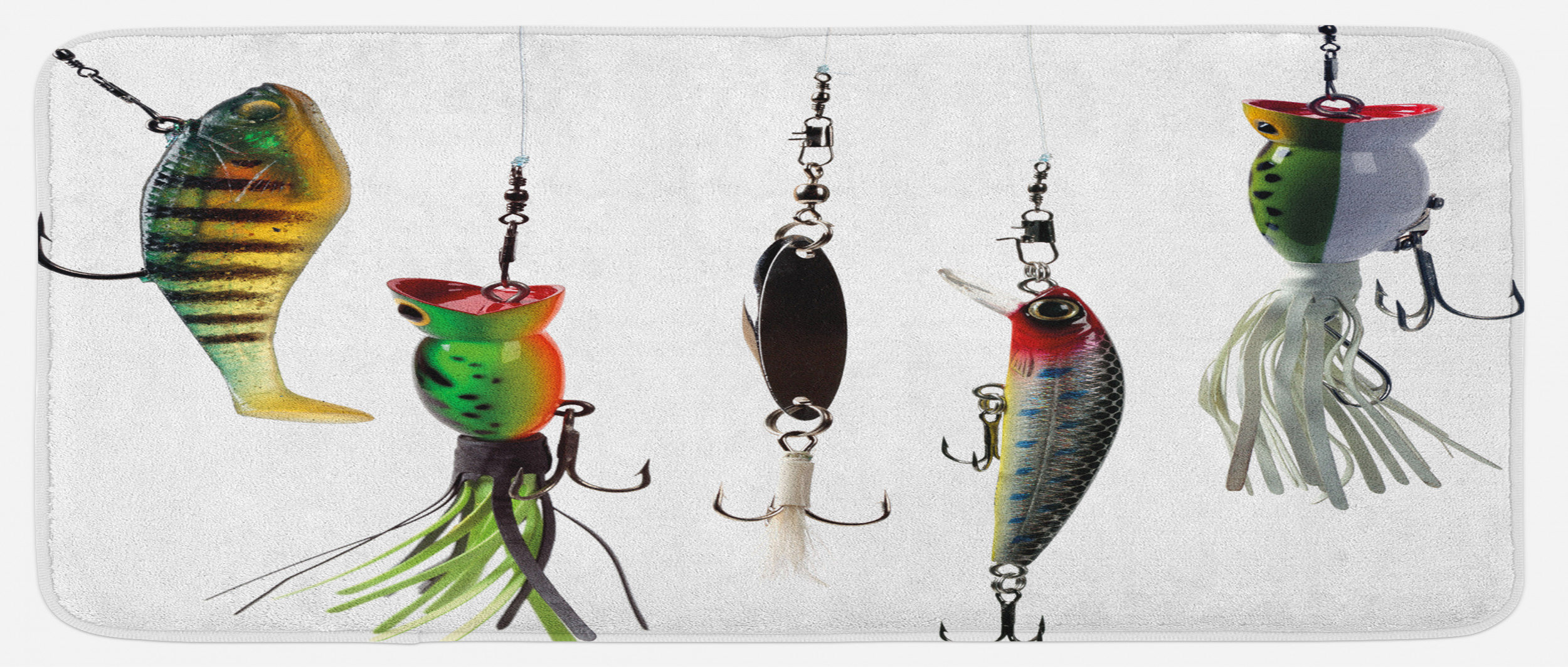 East Urban Home Fishing Kitchen Mat | Wayfair