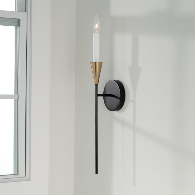 Capital Lighting Avant Steel Candle Wall Light | Wayfair
