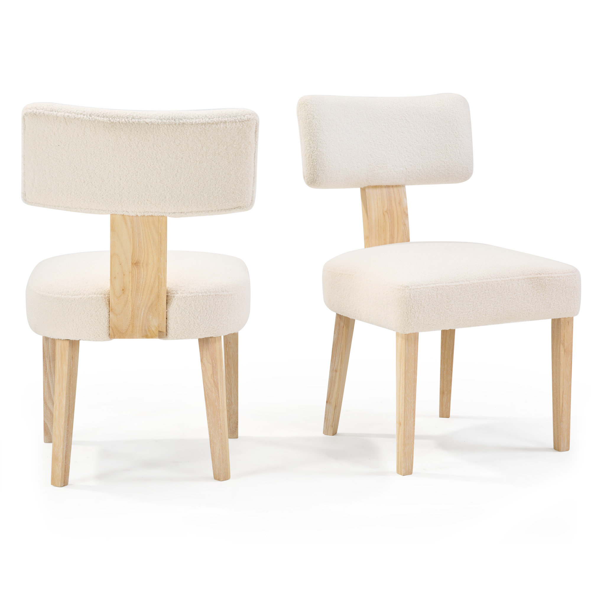 Latitude Run® Kitchen Wooden Dining Chairs Set Of 2 | Wayfair