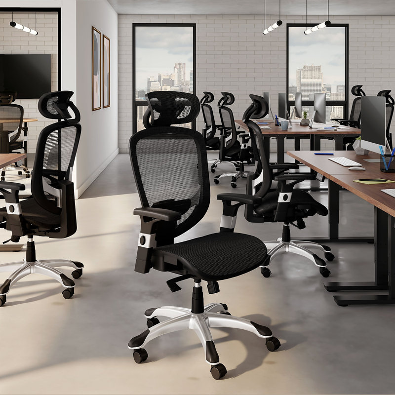 Staples Hyken Ergonomic Mesh Swivel Task Chair, Black (UN59460) | Wayfair