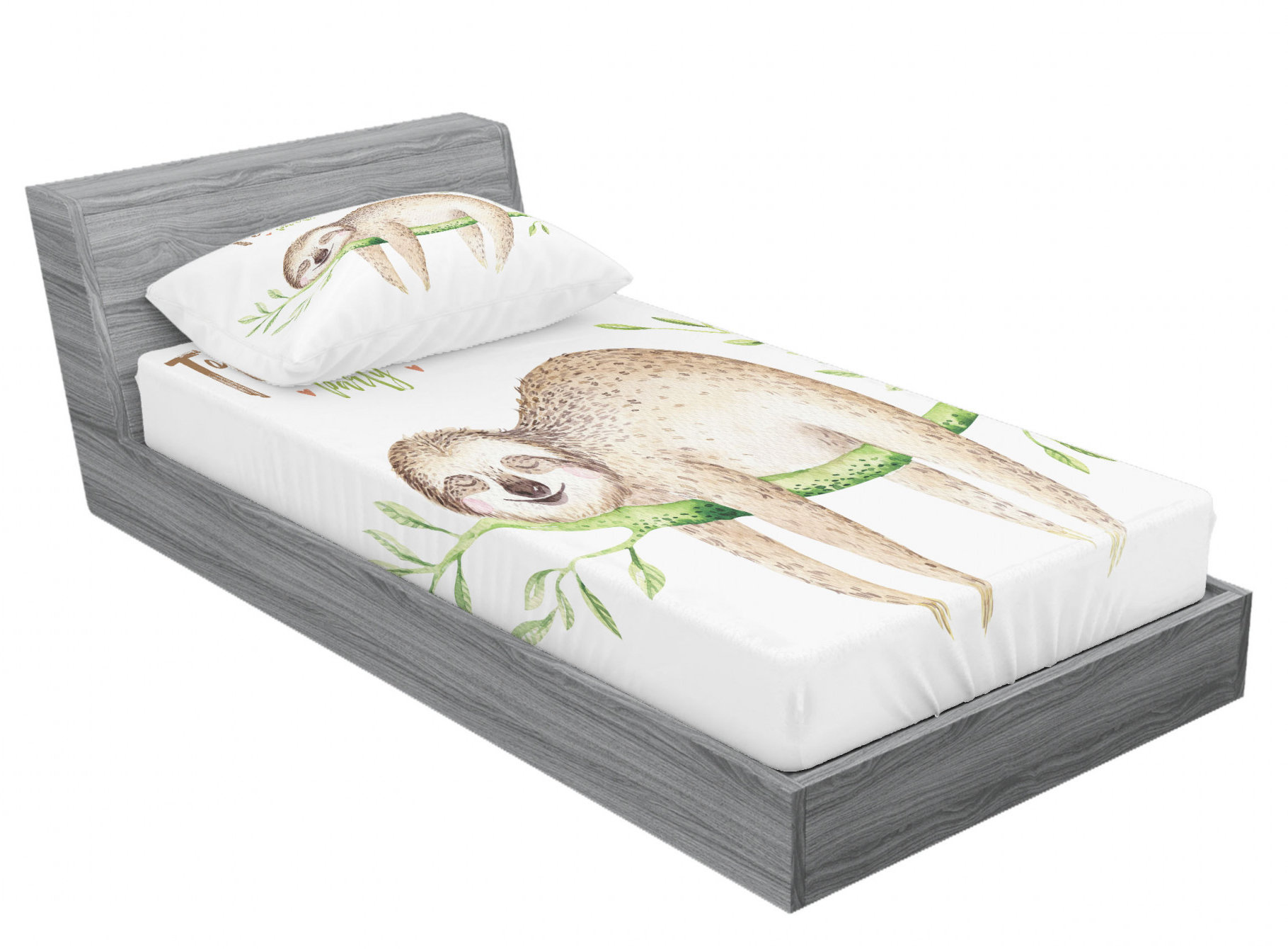 Ambesonne Sloth Sheet Set | Wayfair