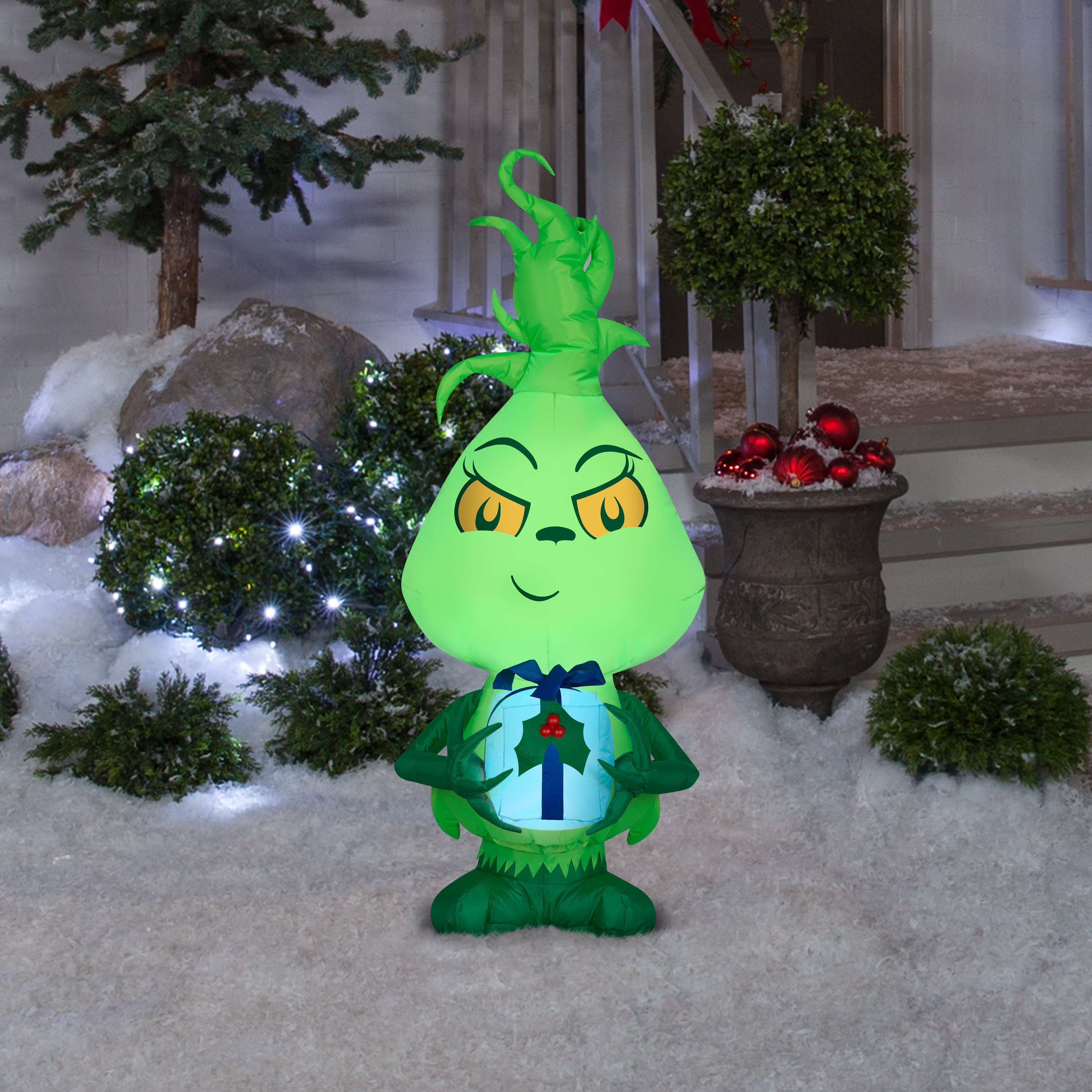 Gemmy Industries Little Grinch Airblown Inflatable & Reviews | Wayfair