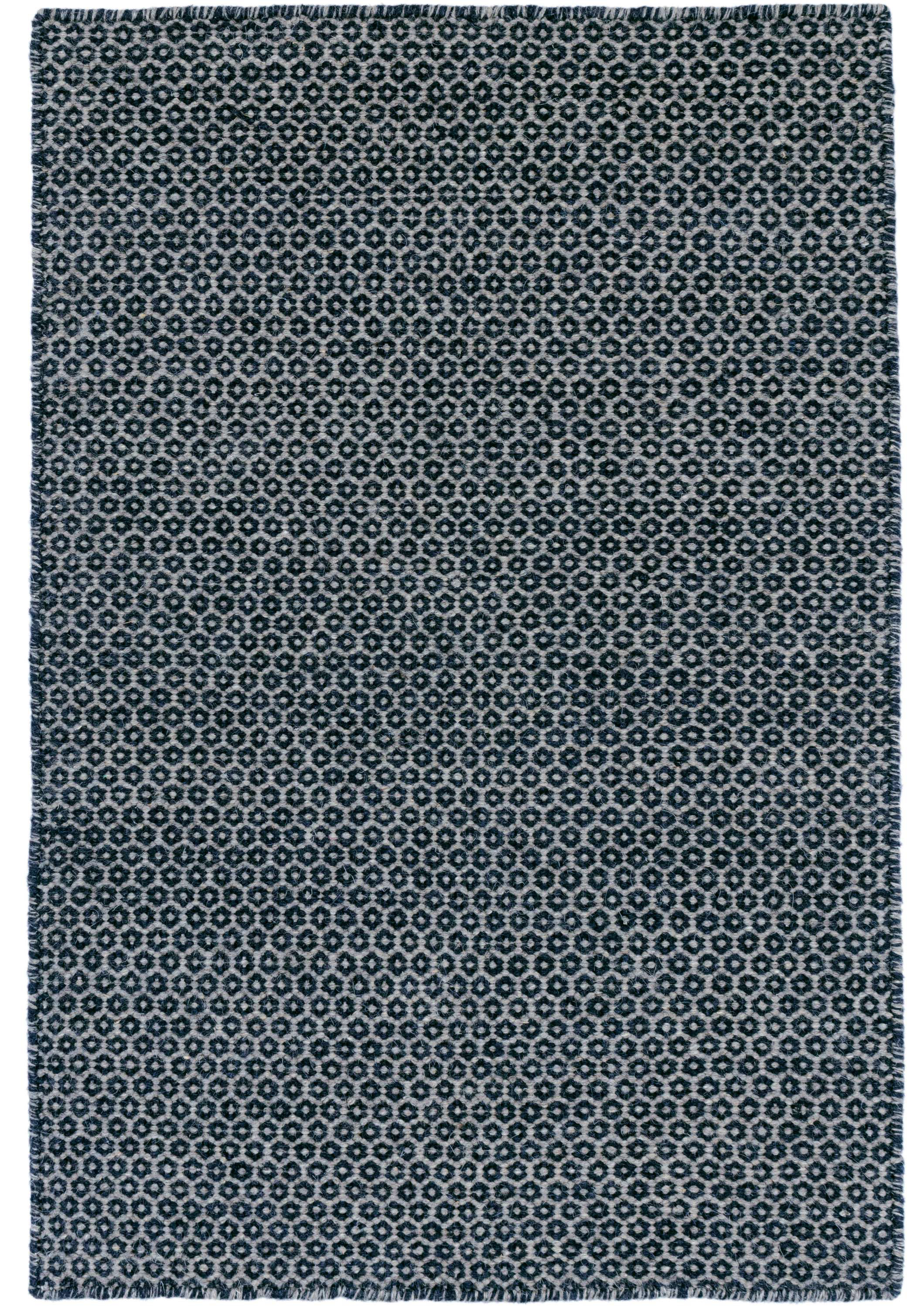 Dash and Albert Rugs Honeycomb Indigo/Grey Handwoven Wool Rug & Reviews ...