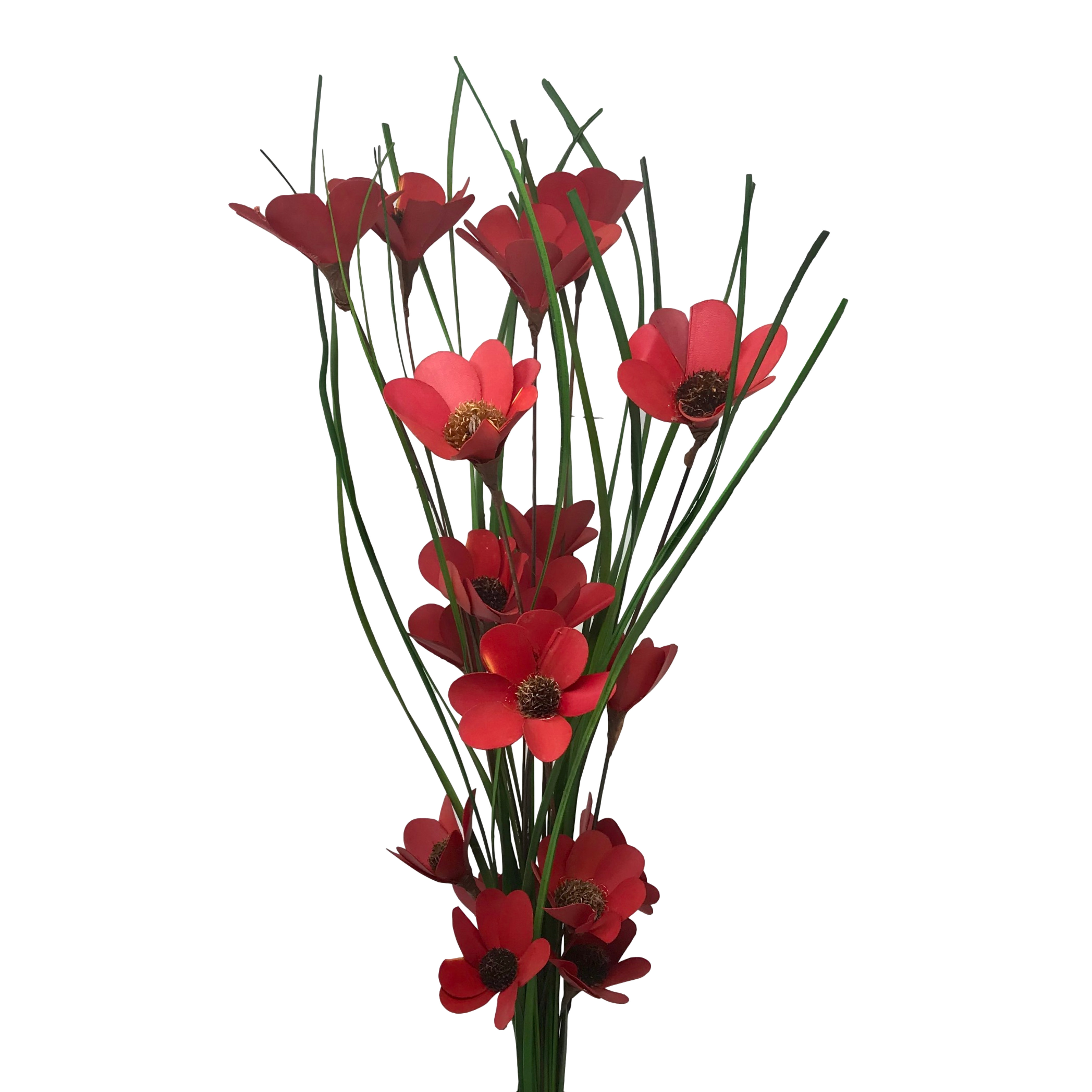 Primrue 6 Stem Fire Red Poppy Bouquet - Wayfair Canada