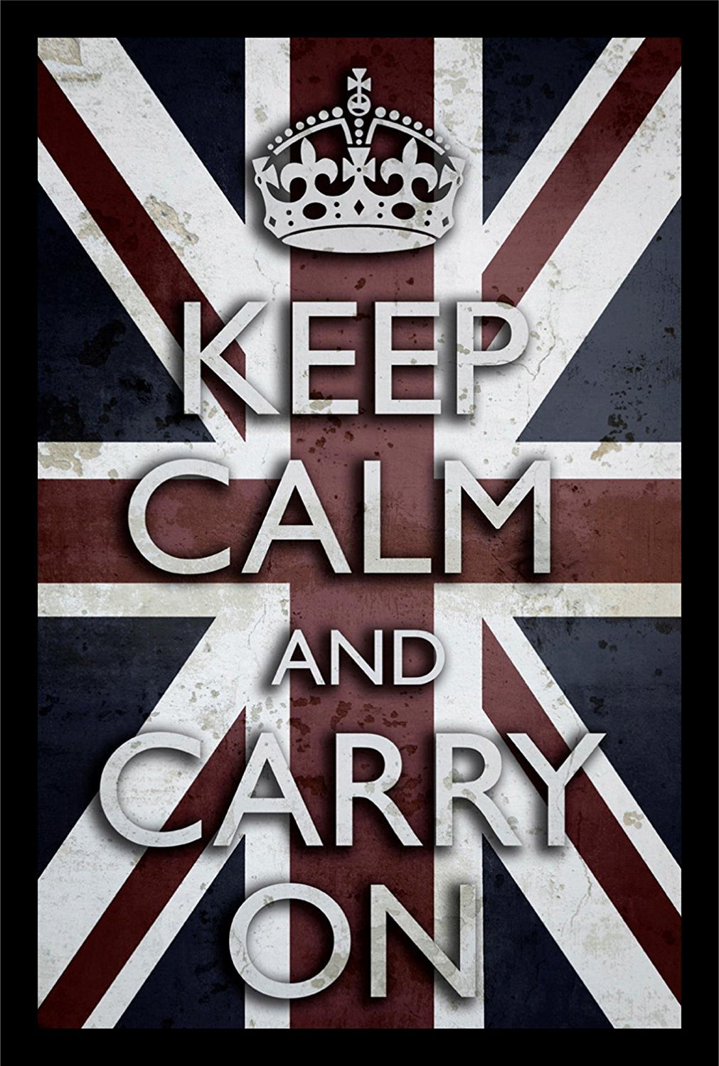 Buy Art For Less 'Keep Calm and Carry On' Framed Textual Art - Wayfair ...