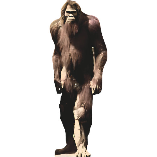 Wet Paint Printing SP13109 Bigfoot Big Foot Real Photo Cardboard Cutout ...