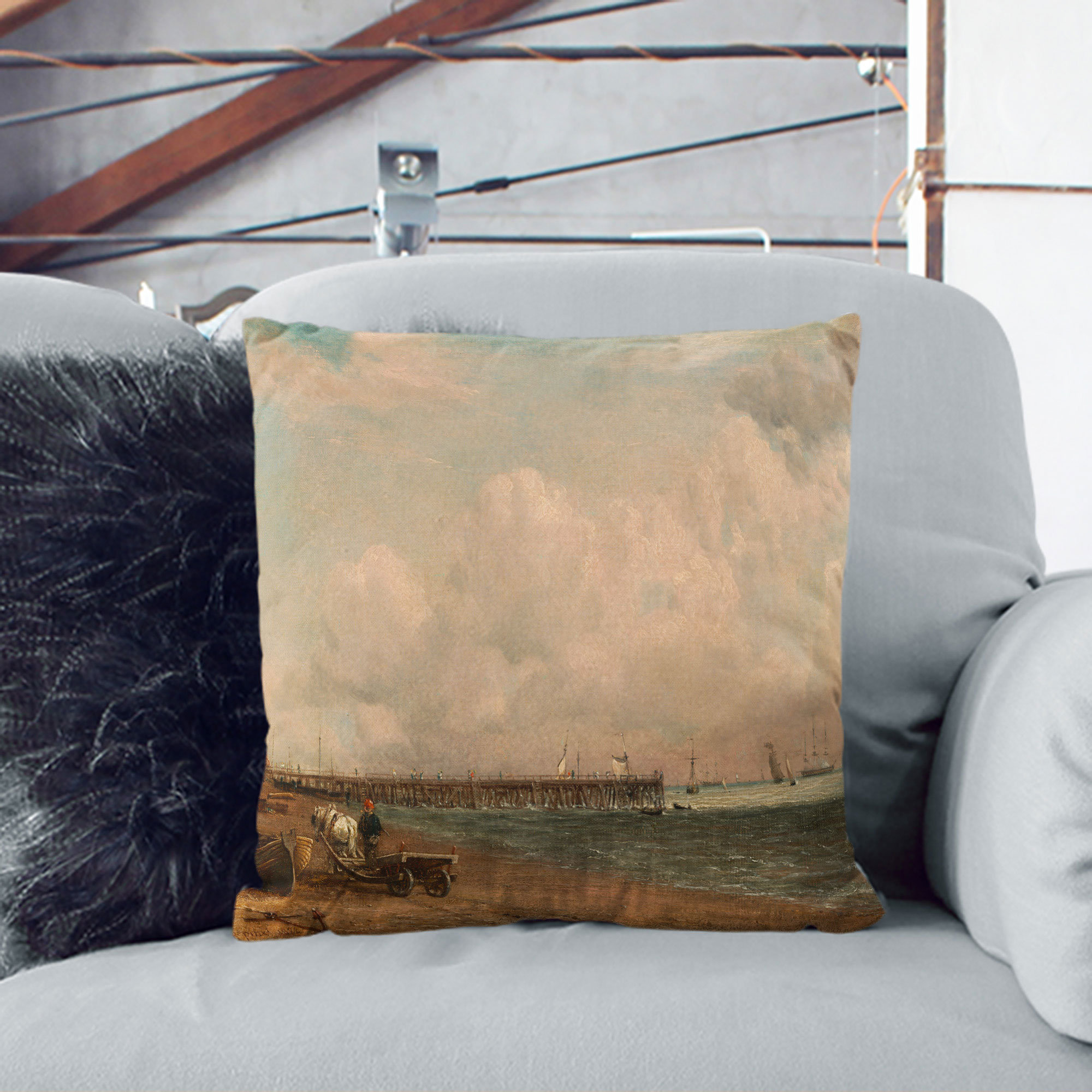 East Urban Home Yarmouth Jetty Scatter Cushion | Wayfair.co.uk