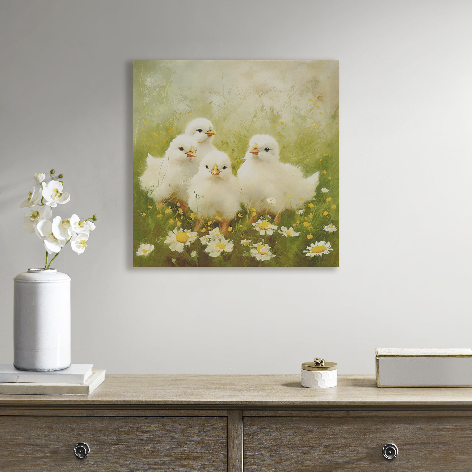 Gracie Oaks Chicks Canvas Wall Art | Wayfair