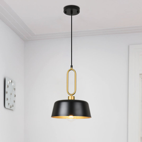 Mercer41 Myndee 1 - Light Black Dome Pendant - Wayfair Canada