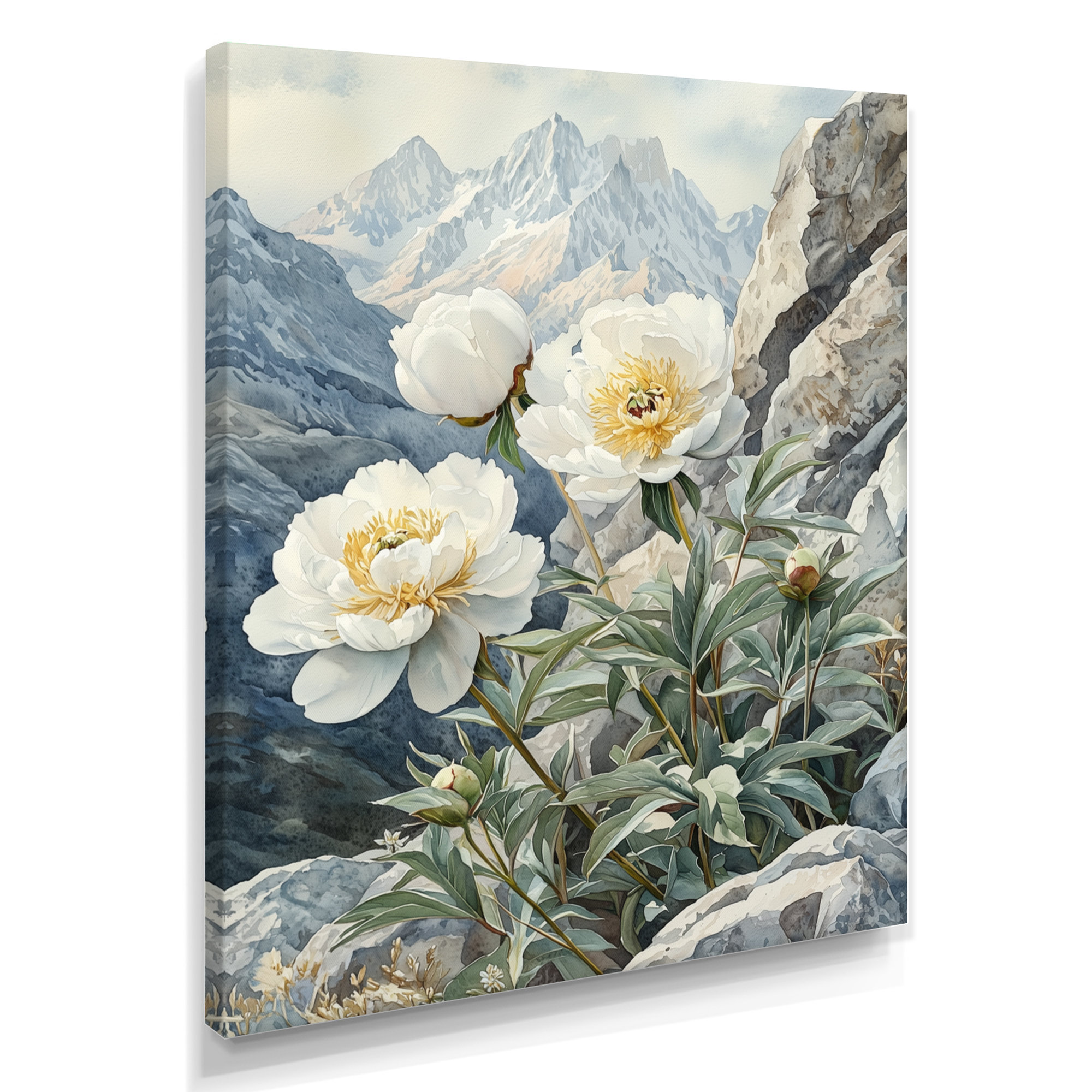 Winston Porter Chalda - Floral Canvas Wall Art | Wayfair