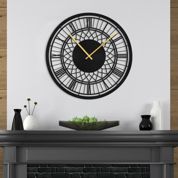 SIGNLEADER Metal Wall Clock | Wayfair