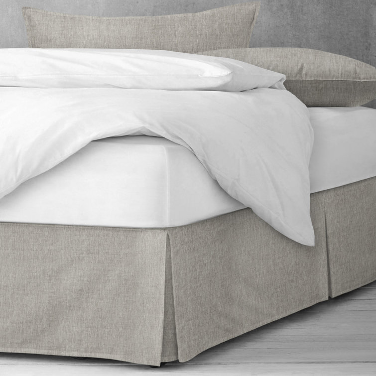 The Tailor's Bed Jupe de lit en lin lavé 18 po - Wayfair Canada