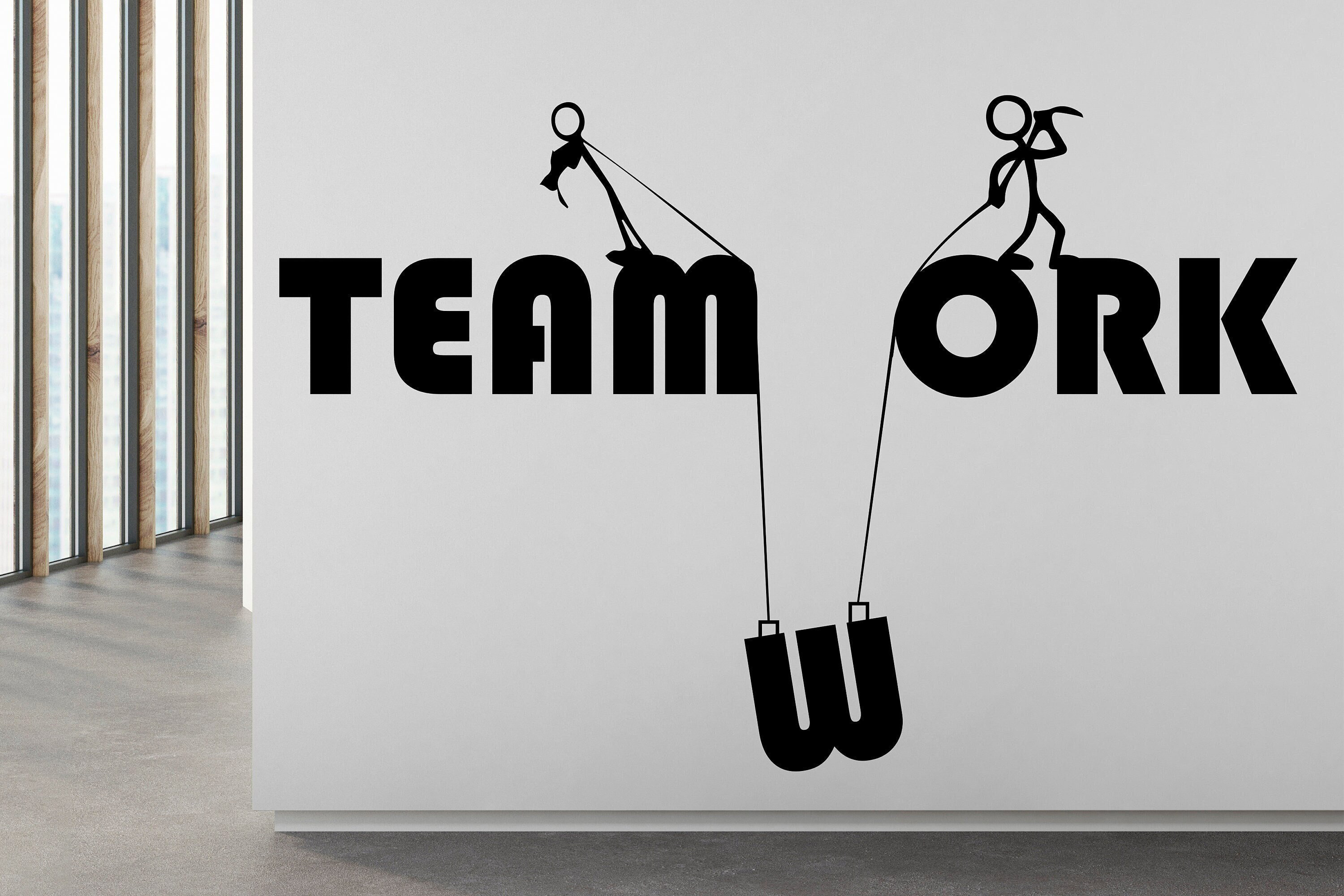 Latitude Run® Teamwork Wall Decor Office Wall Decal Idea Teamwork ...