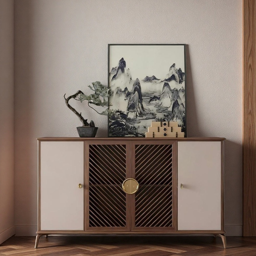 Wildon Home® New Chinese Style Solid Wood Entryway Cabinet - Wayfair Canada