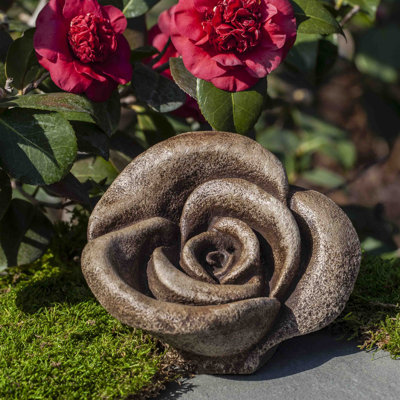 Campania International, Inc Chocolate Rustic Rose Statue | Perigold