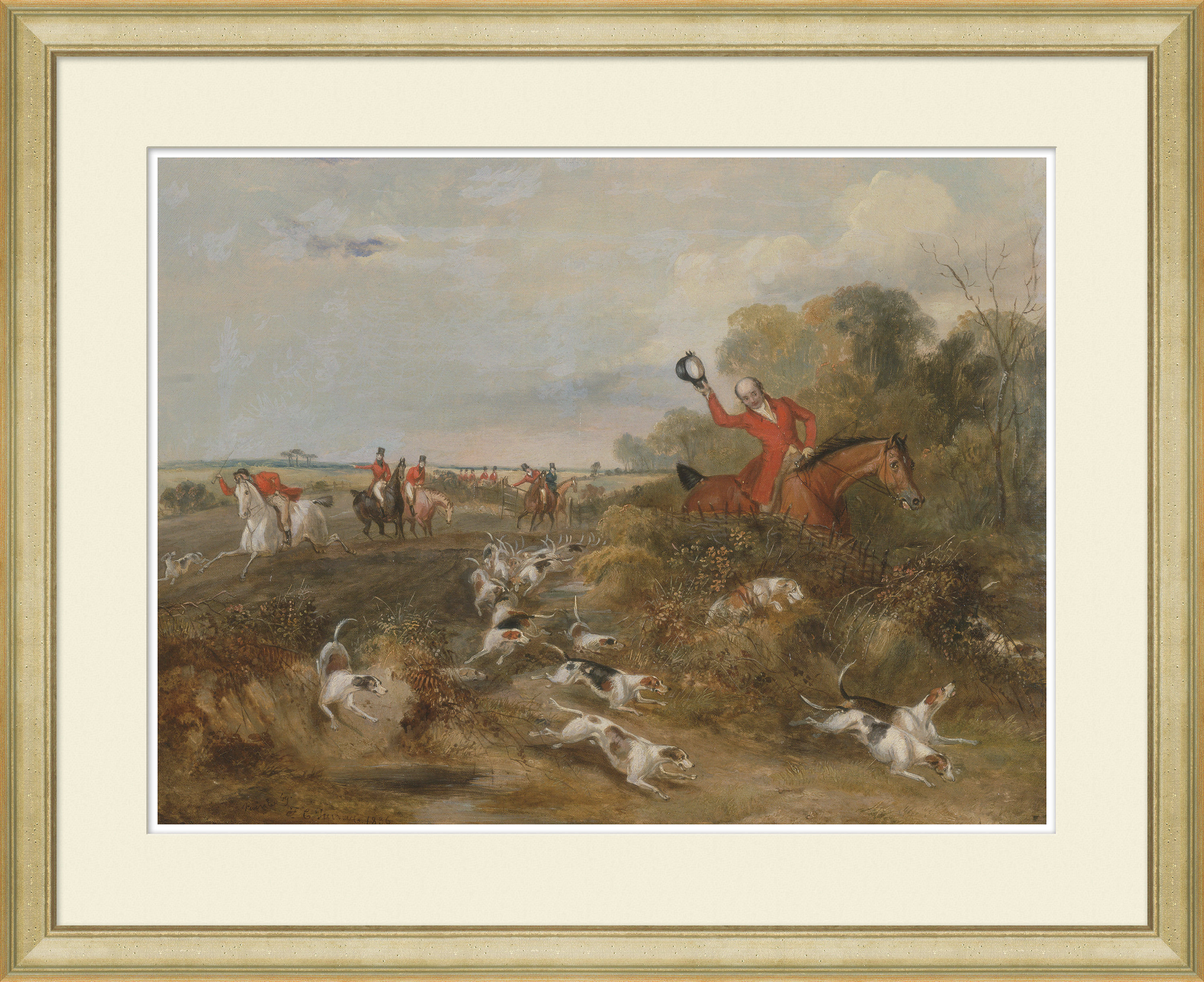 Soicher Marin 'English Hunt Scenes' Framed Print | Perigold