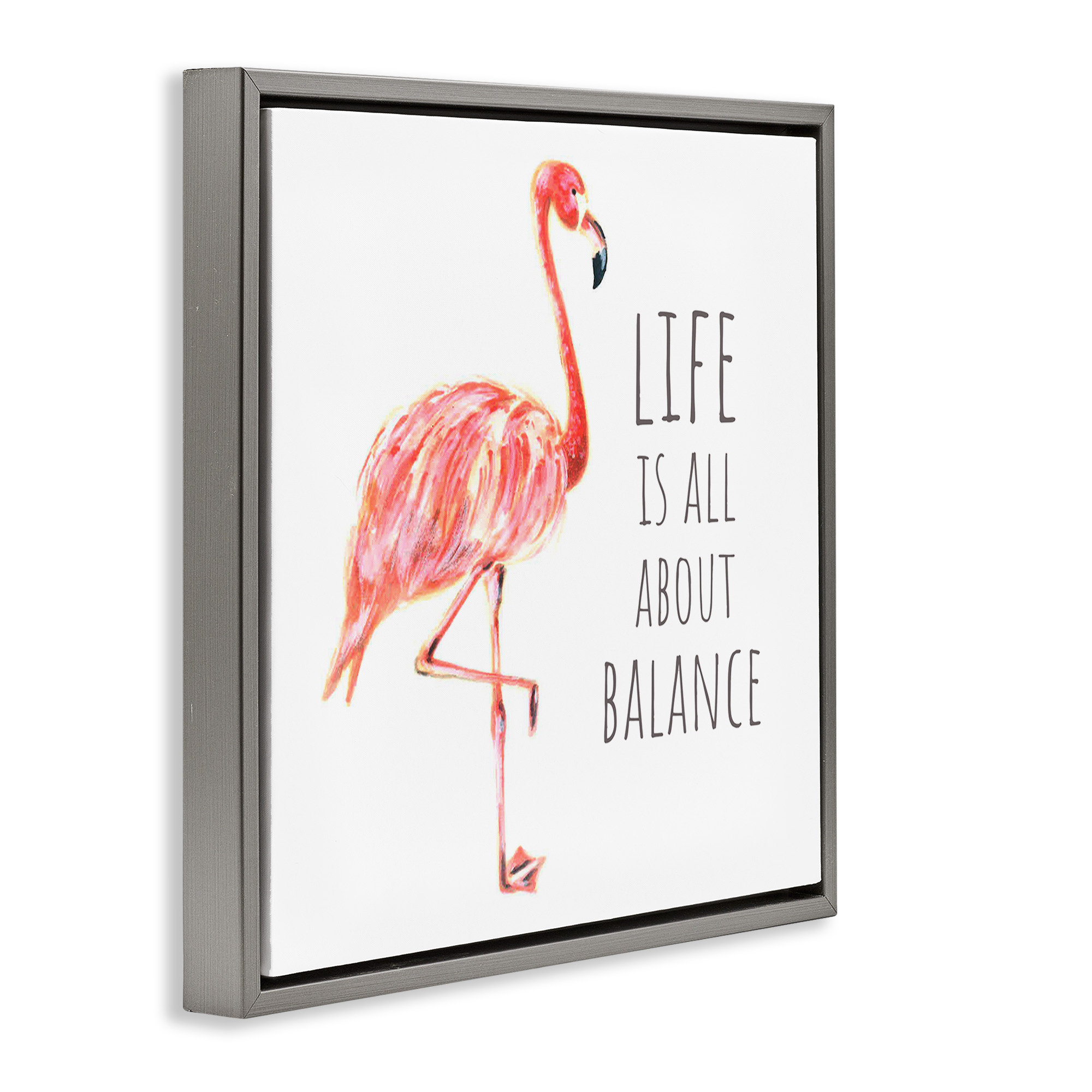 Bay Isle Home™ Motivational Balance Flamingo | Wayfair