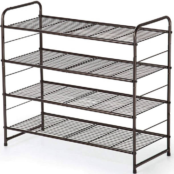 Rebrilliant 12 Pair Stackable Shoe Rack & Reviews | Wayfair