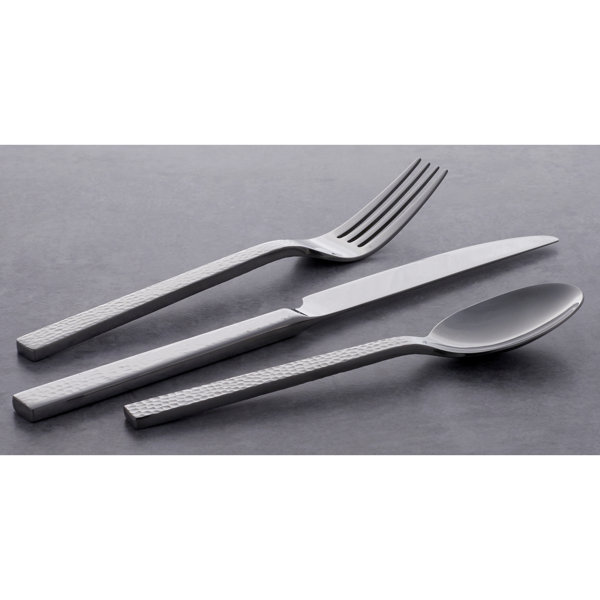 Oneida Chefs Table Hammered 45 Piece Flatware Set, Service for 8 ...