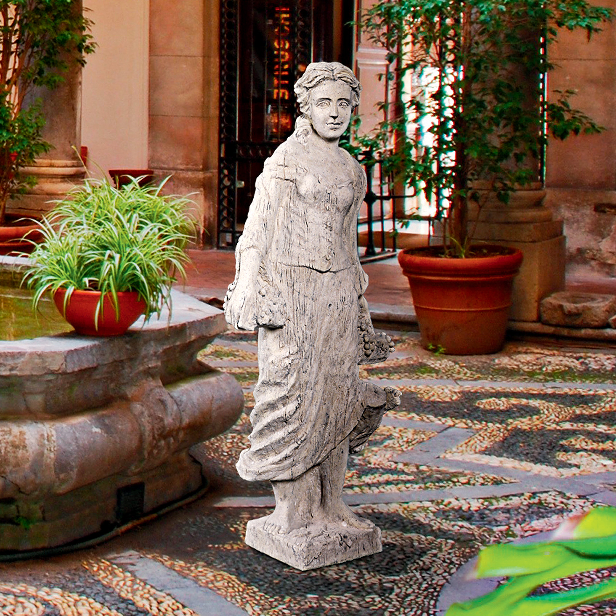 Design Toscano Flora, Goddess of Plants Garden Statue | Wayfair