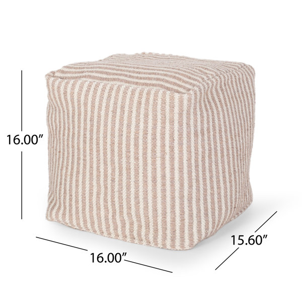 Laurel Foundry Modern Farmhouse Aoife Upholstered Pouf & Reviews ...