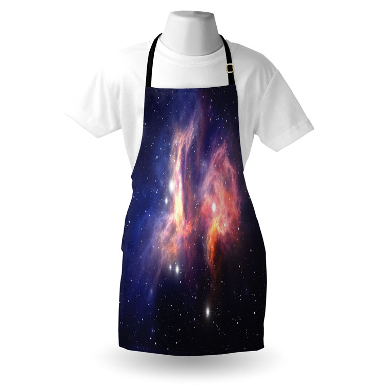 Bless international East Urban Home Galaxy Apron Unisex, Stardust in ...