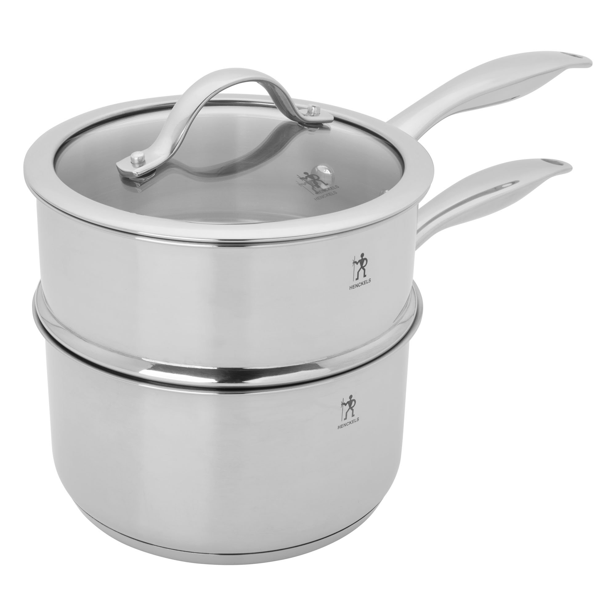 Henckels Aragon 2.5-Qt Stainless Steel Saucepan With Lid & Steamer ...