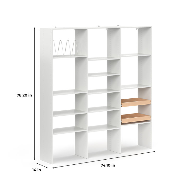 Dotted Line™ Dotted Line Jorah 74.1'' Pantry System & Reviews | Wayfair