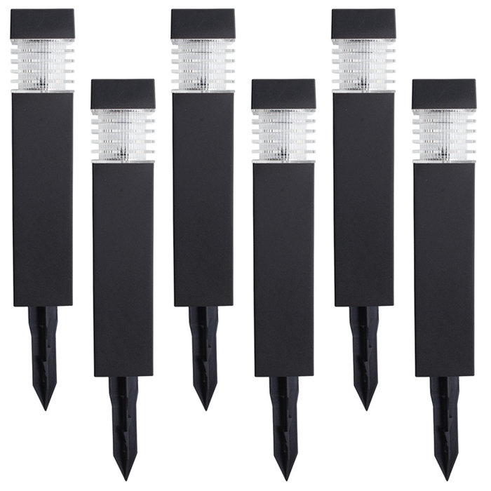 Sterno Home Plastic Low Voltage Solar Powered Integrated LED Pathway ...