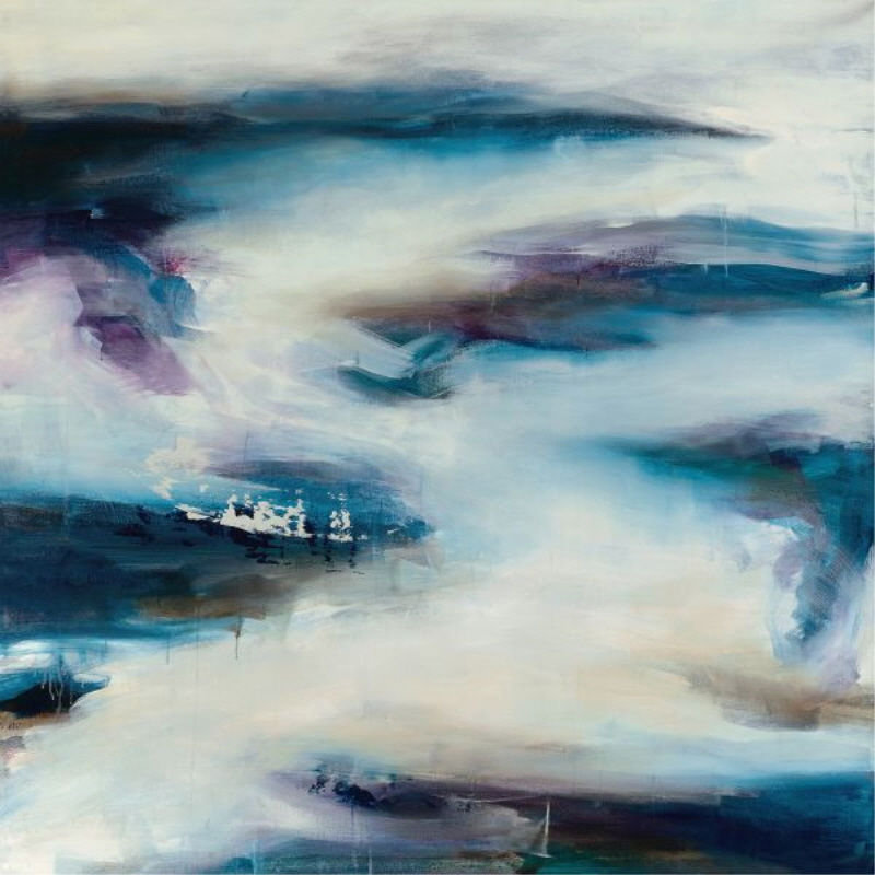 Chelsea Art Studio Samuel Kane Blue Glance by Samuel Kane Painting ...