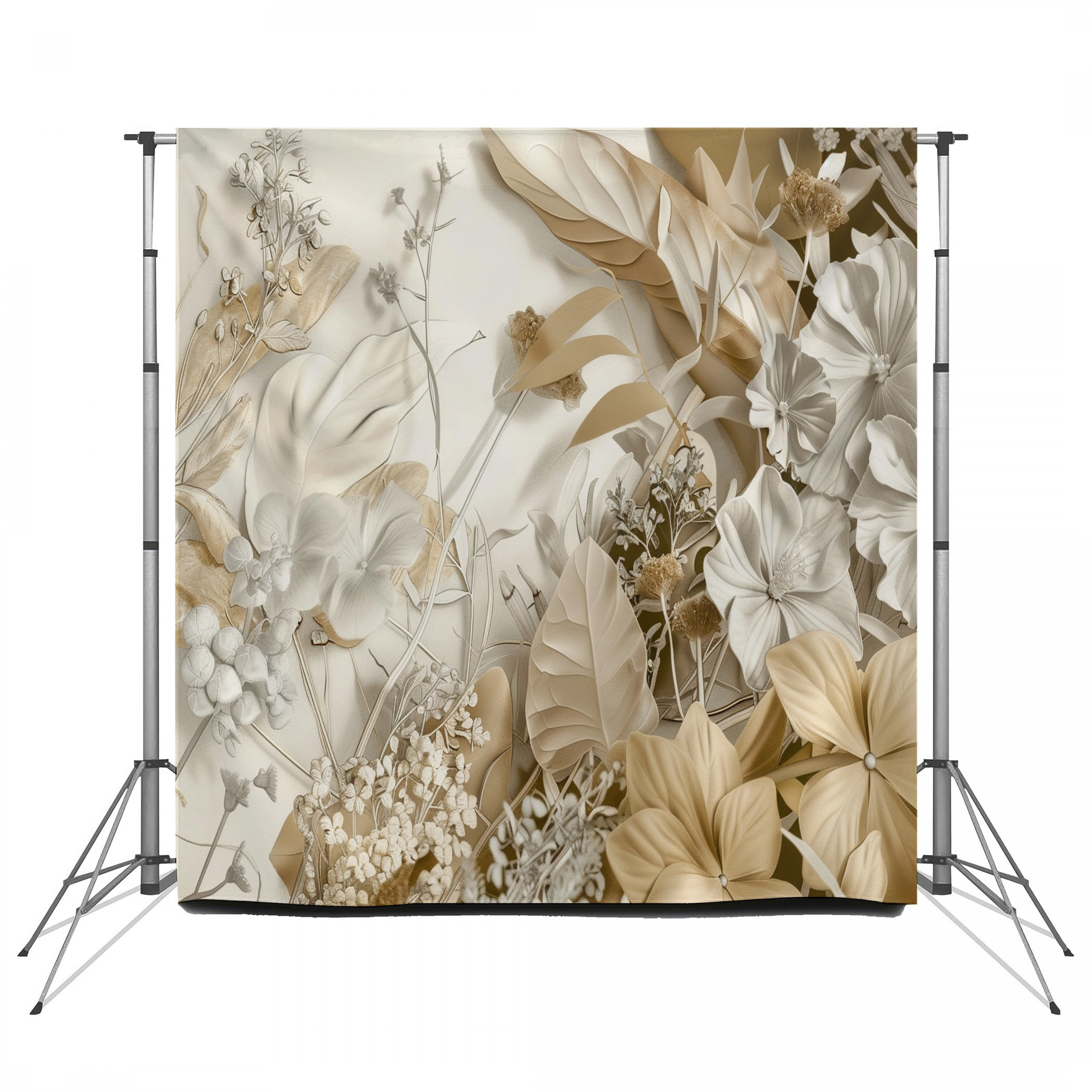 VisionDecor Floral Backdrop Botanical Large Elegant Photo Backdrop ...