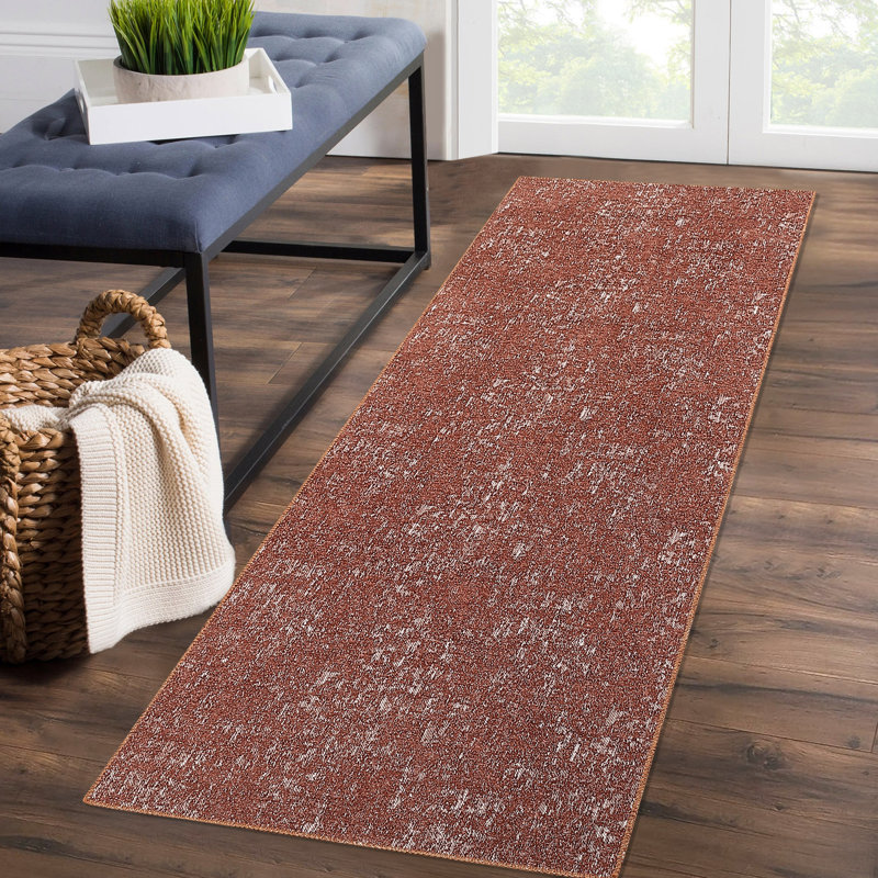 Ebern Designs Machine Washable Area Rug for Living Room Low Pile Non ...
